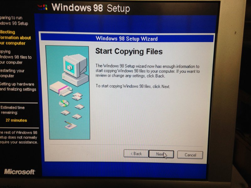 TBT: Installing Windows 98, 16 Years later - Dave Wigstone