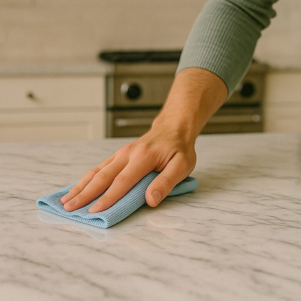 How to Reseal Marble Countertops - Step-by-Step Guide - Dave Wigstone