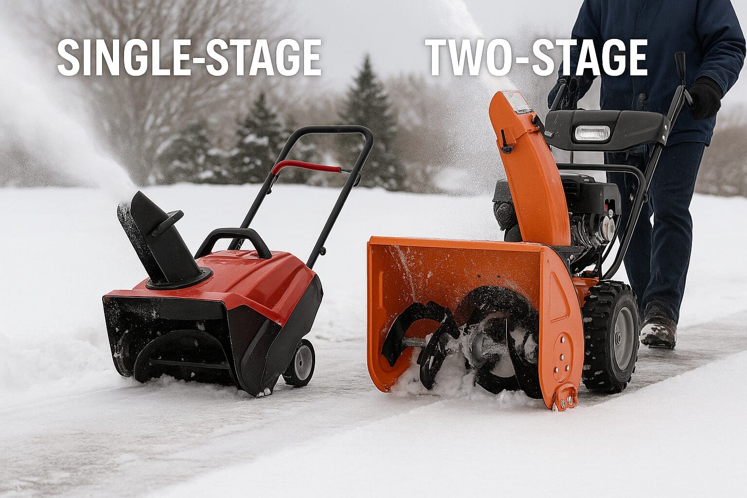 Single-Stage vs Two-Stage Snow Blowers - Pros, Cons & Maintenance Guide ...